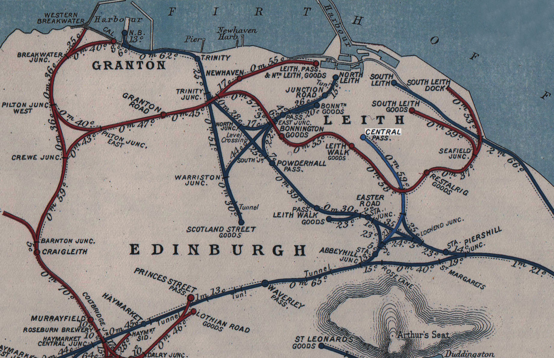 London Rd. Jct. - Leith (Central) | Register of Closed Railways