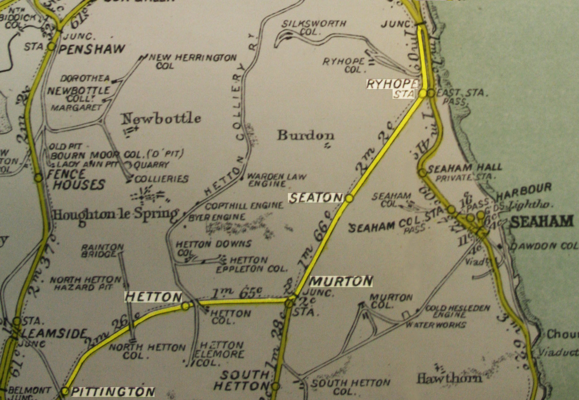 Ryhope Grange Jct. - Pittington | Register of Closed Railways