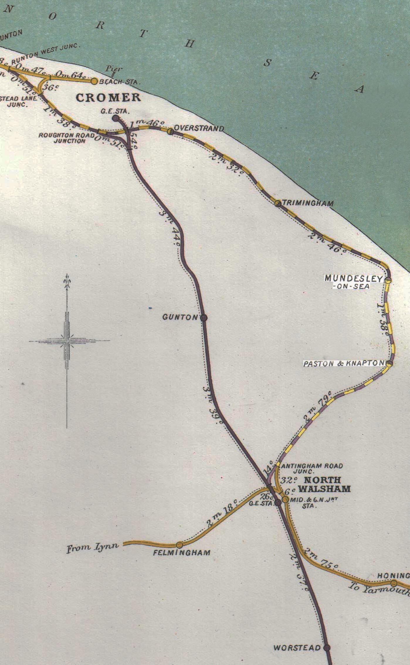 North Walsham Main Jct. - Mundesley-on-Sea | Register of Closed Railways