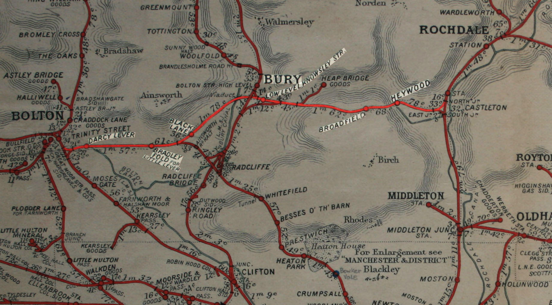 Bolton East Jct. - Castleton East* Jct. | Register of Closed Railways