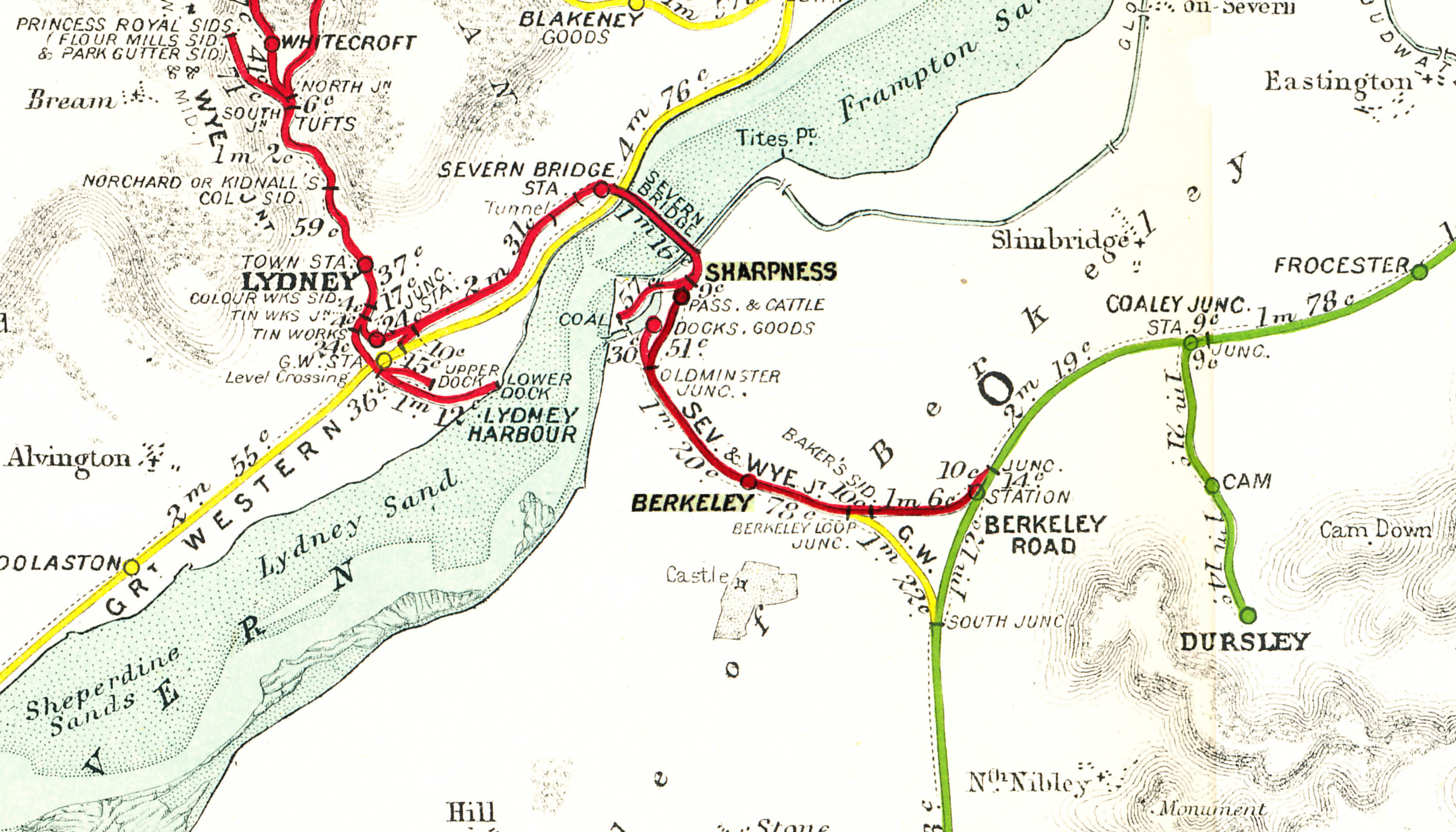 Berkeley Road (excl.) - Sharpness | Register of Closed Railways