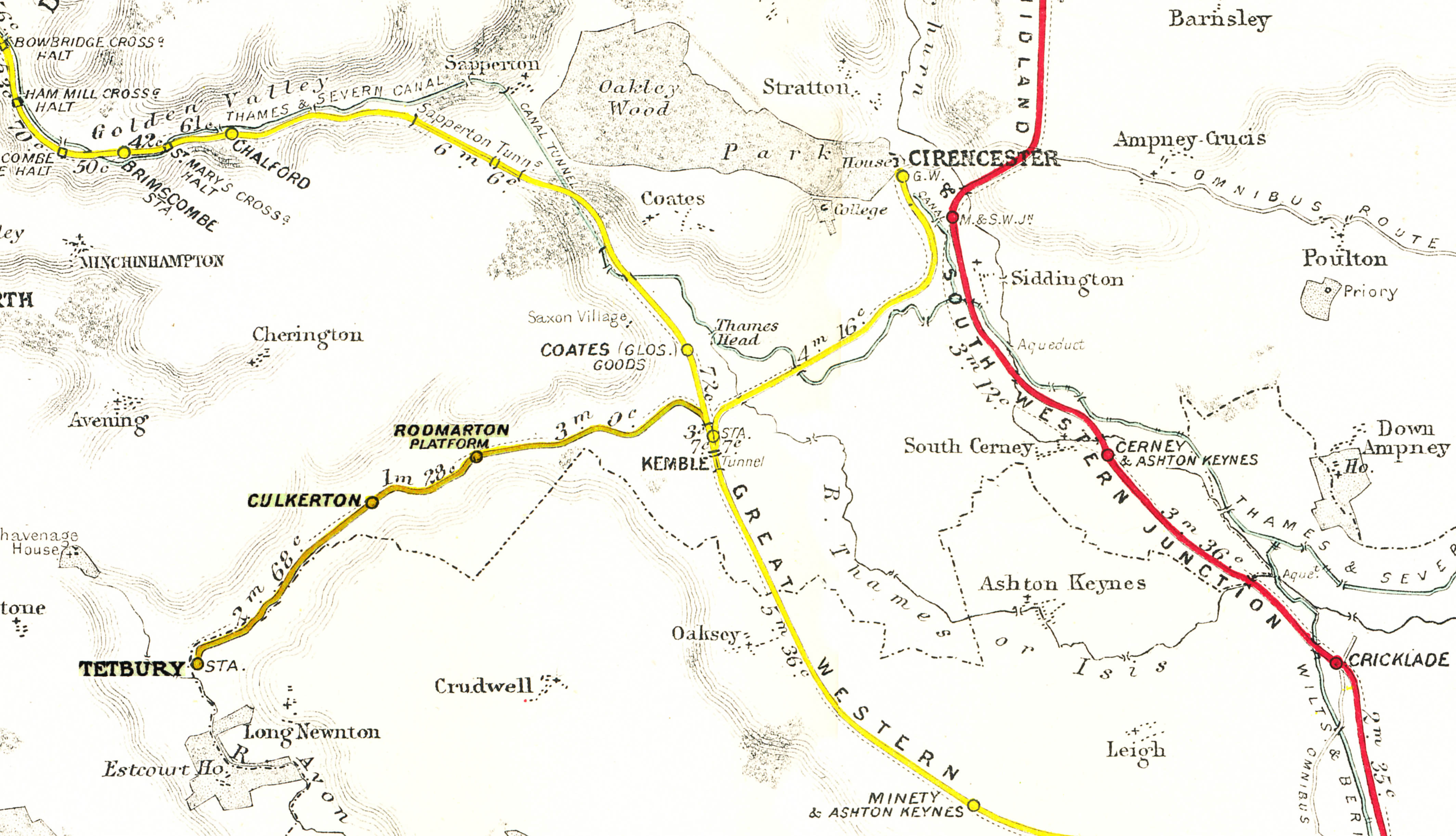 Kemble (excl.) - Tetbury | Register of Closed Railways