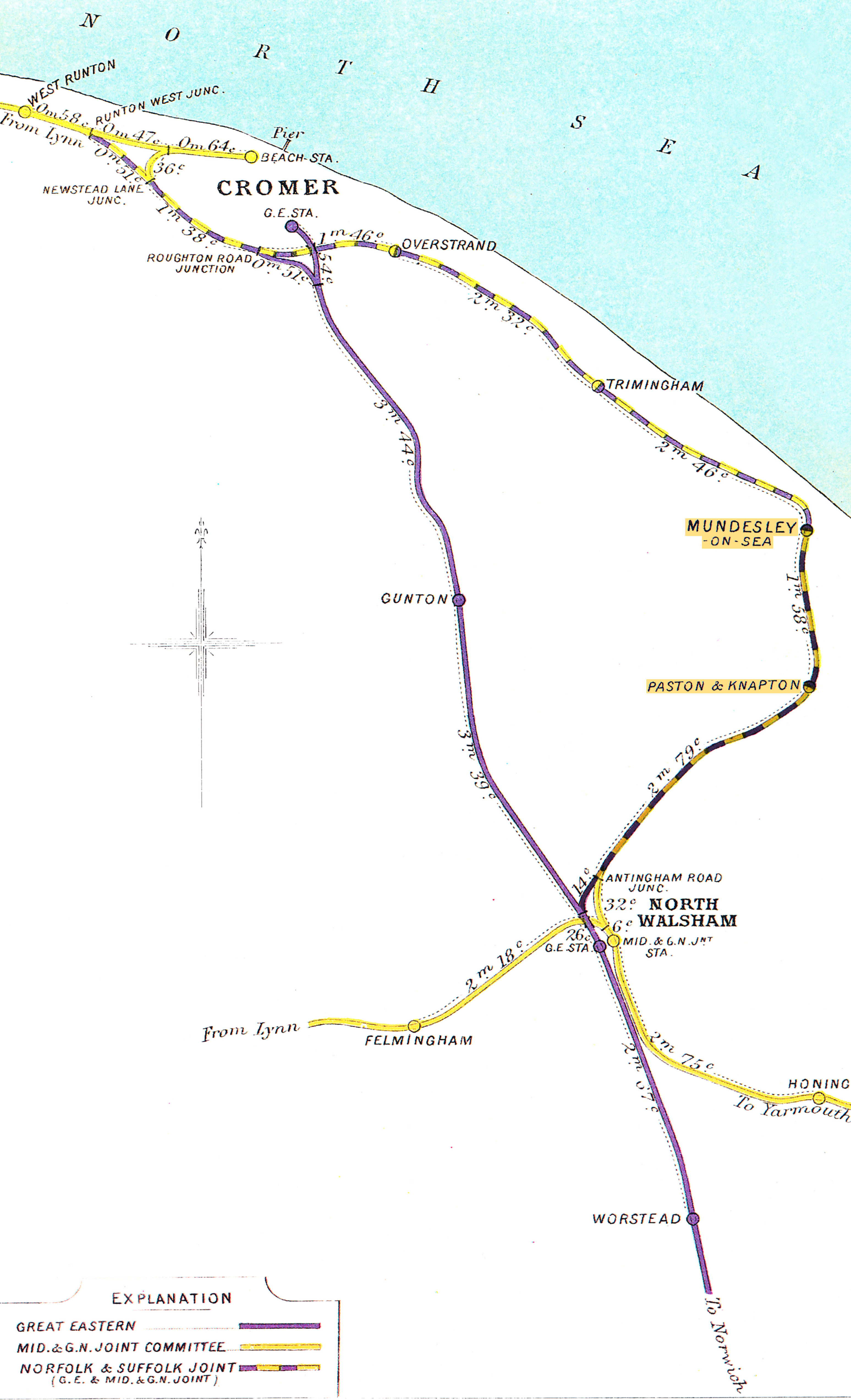 North Walsham Main Jct. - Mundesley-on-Sea | Register of Closed Railways