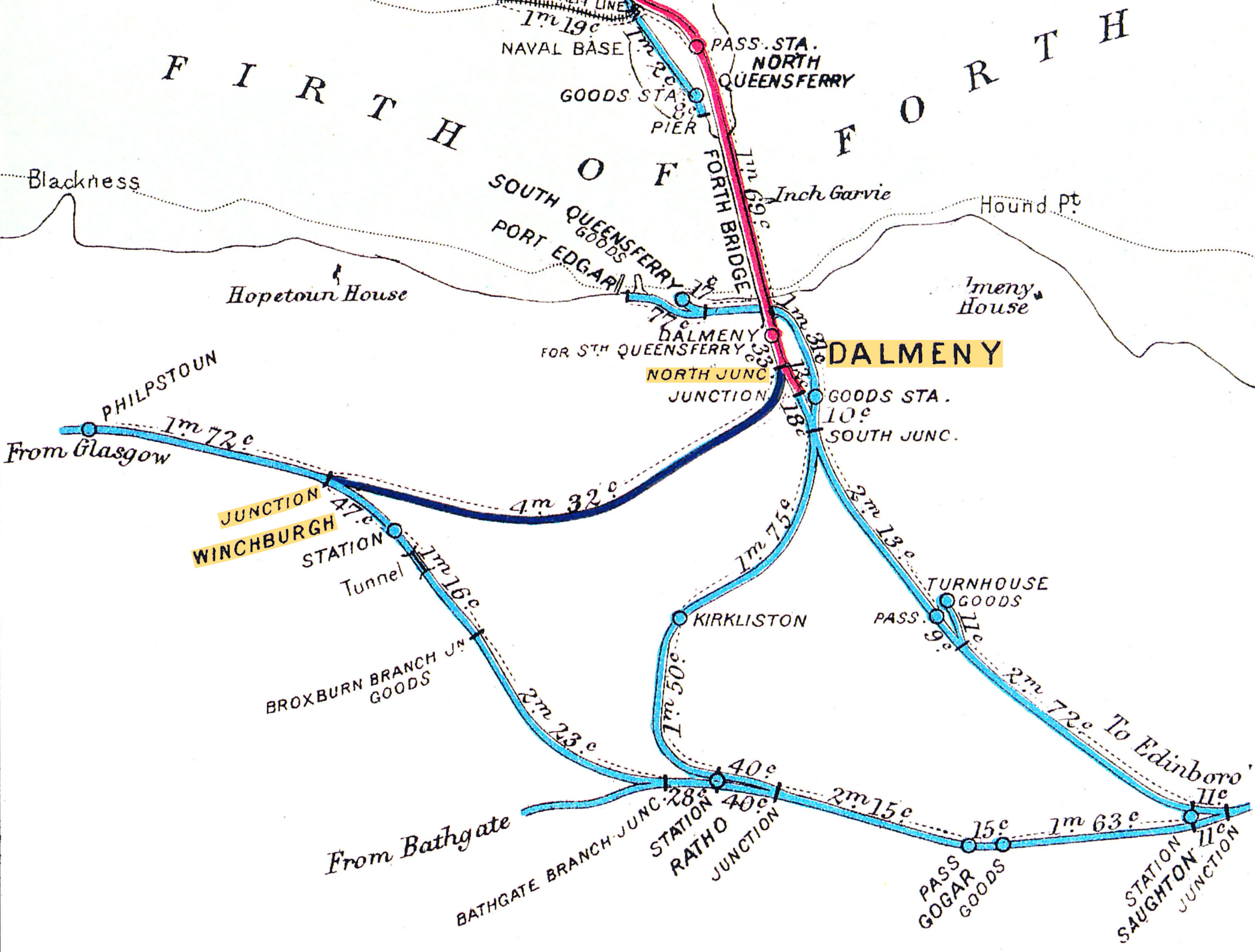 Dalmeny North Jct. - Winchburgh Jct. | Register of Closed Railways