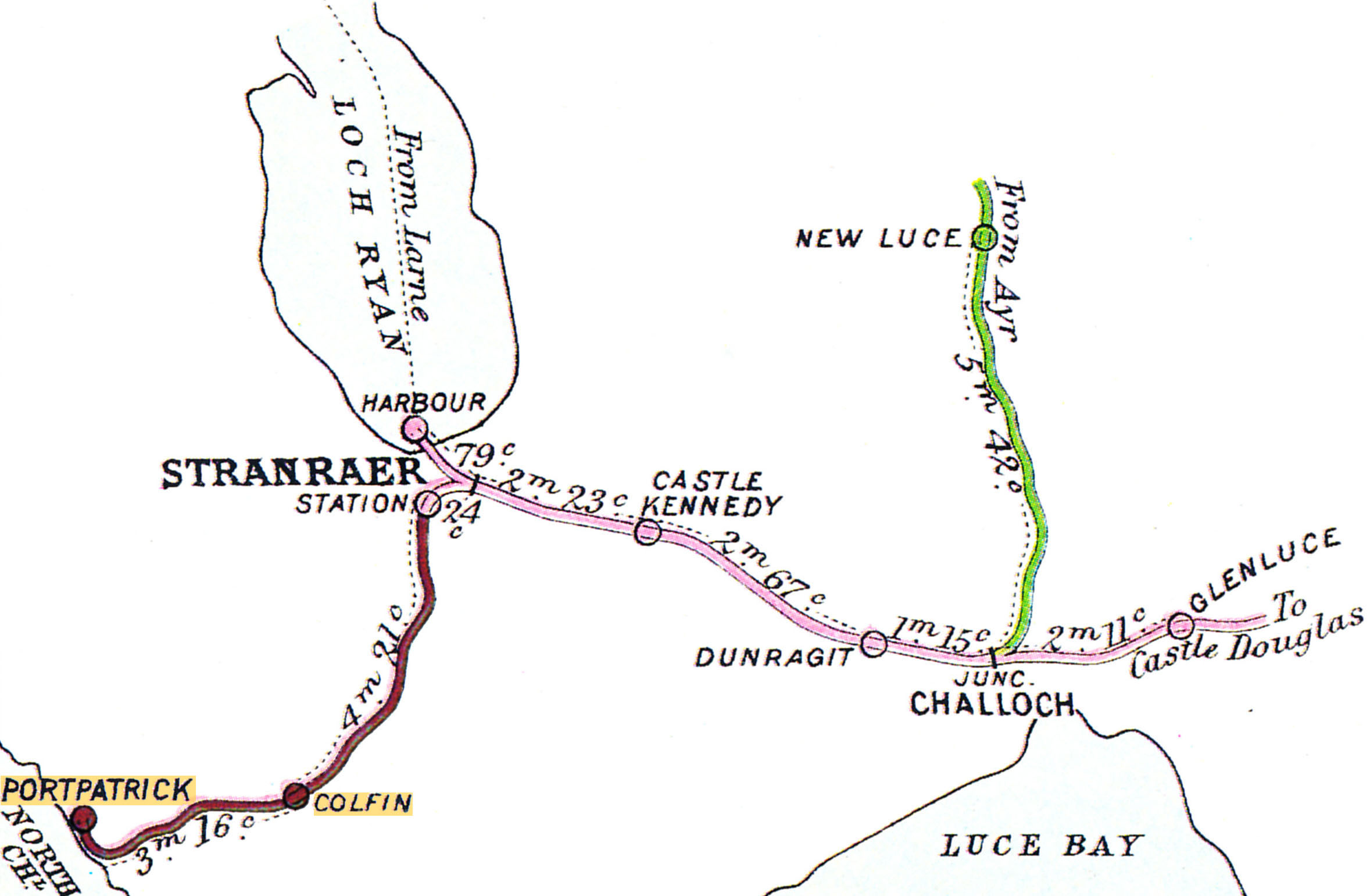 Stranraer Town (excl.) - Portpatrick | Register of Closed Railways