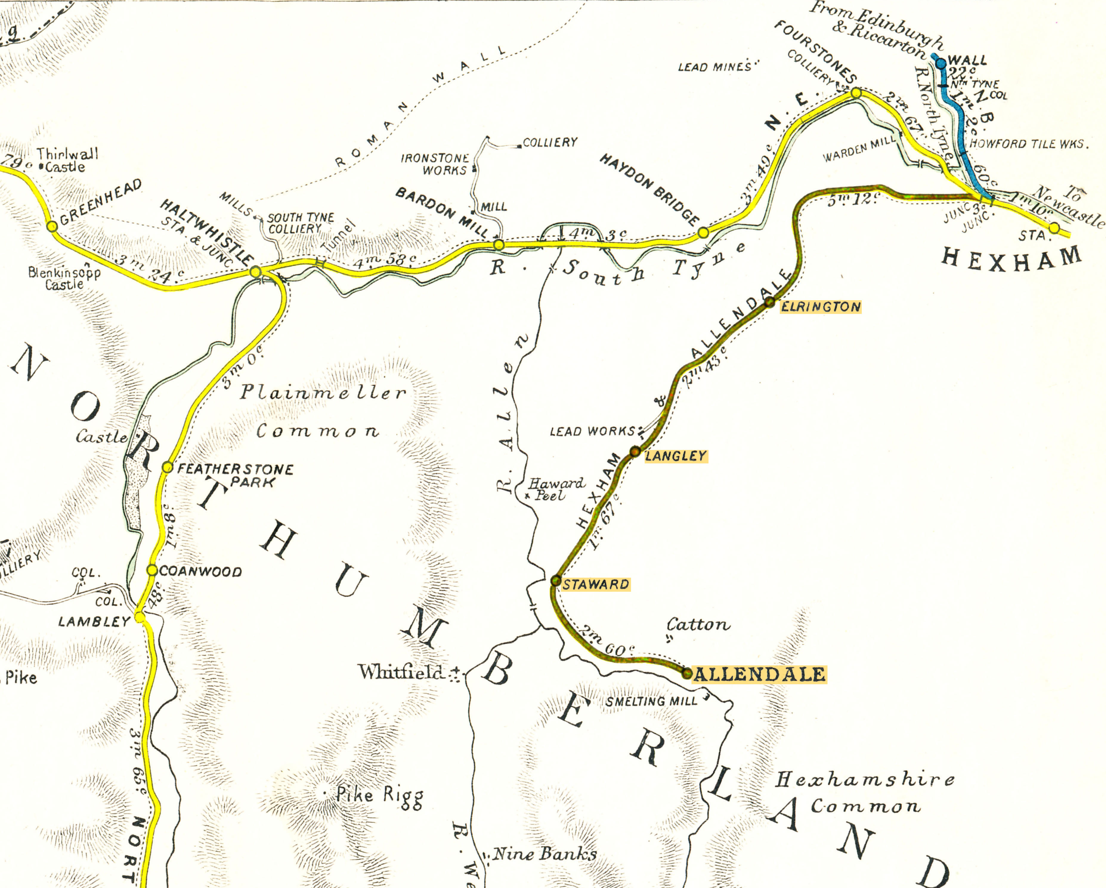 Border Counties Jct. - Allendale | Register of Closed Railways