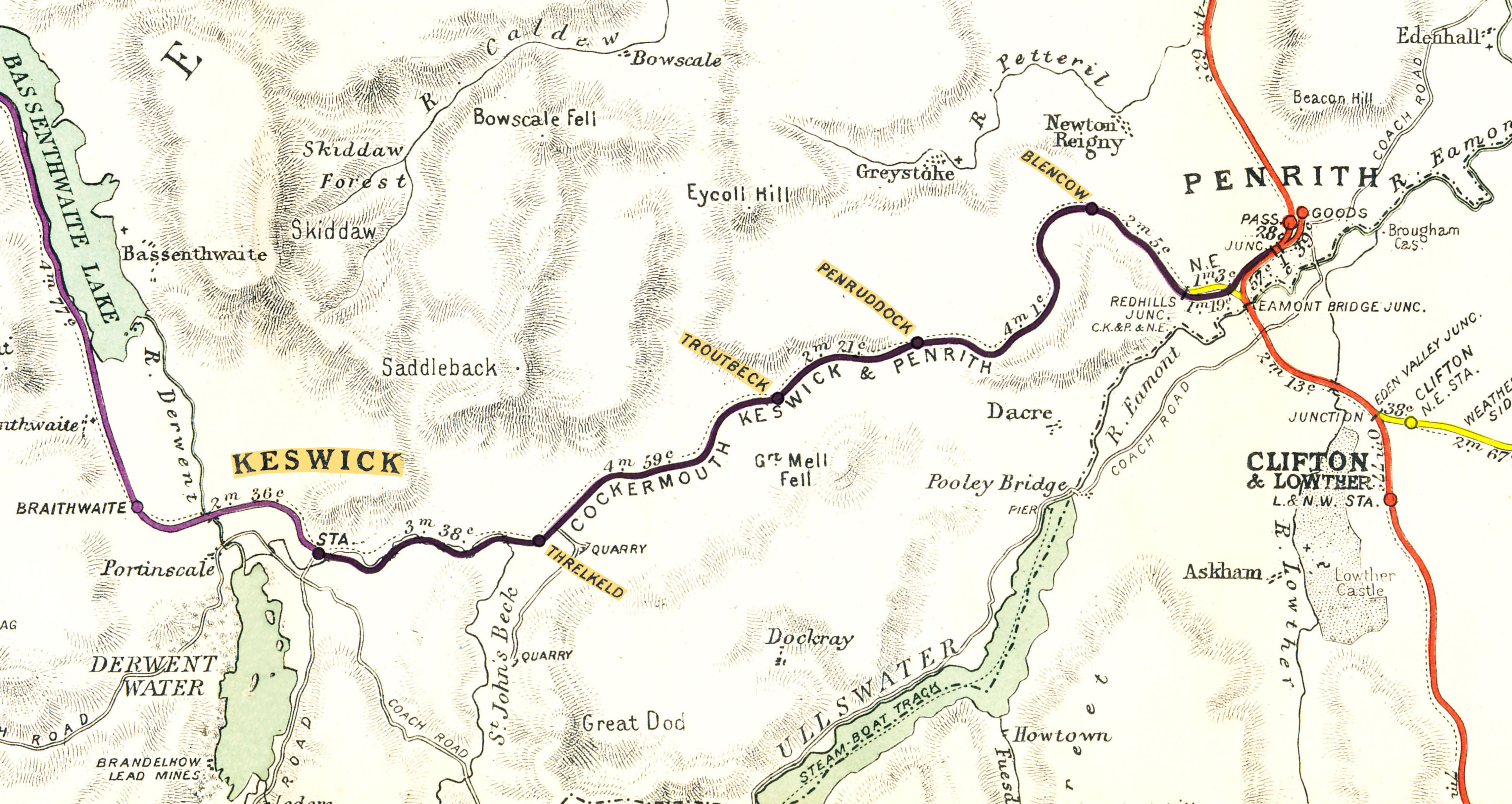 Penrith No.1 Jct. - Keswick | Register of Closed Railways