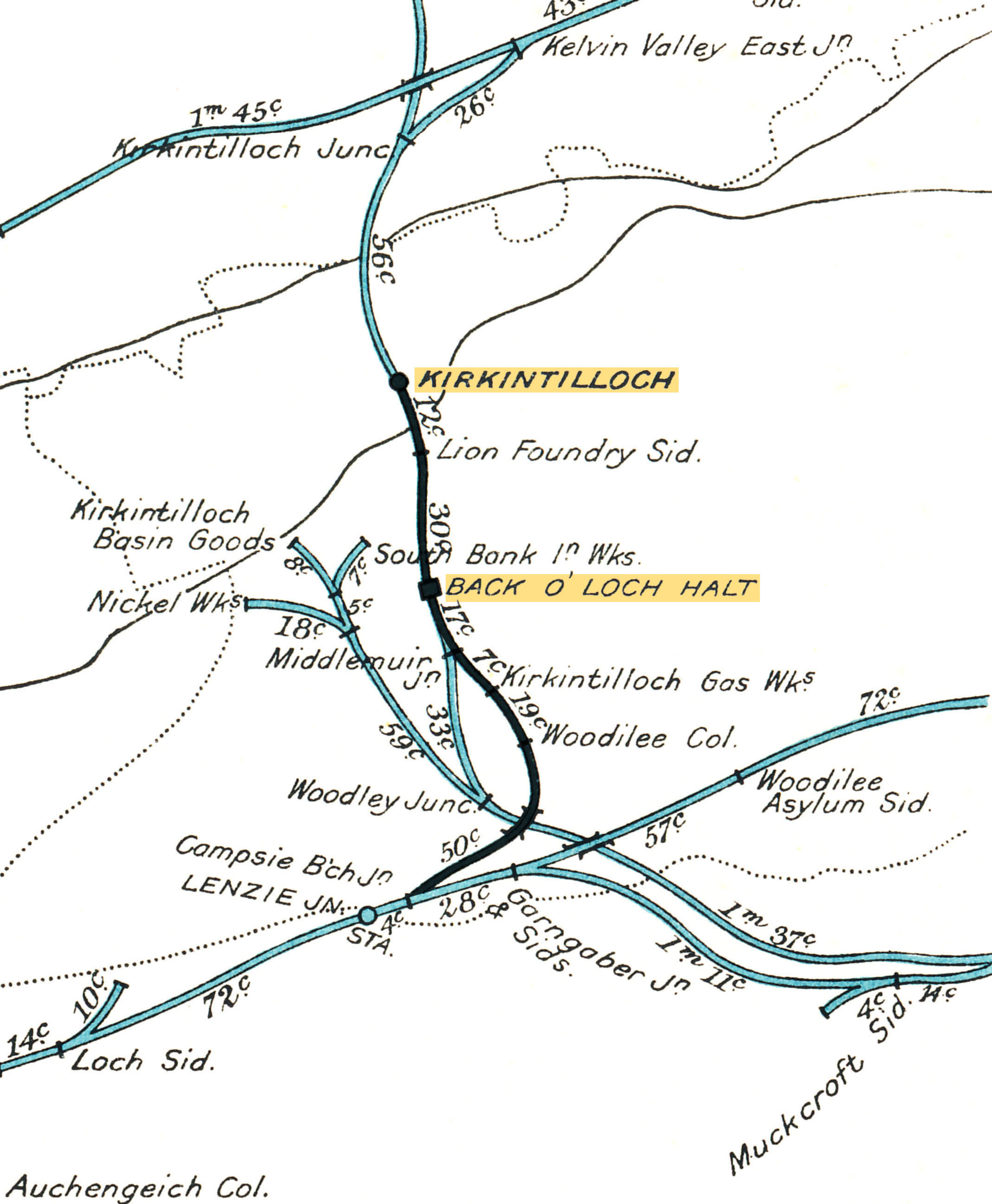 Lenzie Jct. - Kirkintilloch | Register of Closed Railways