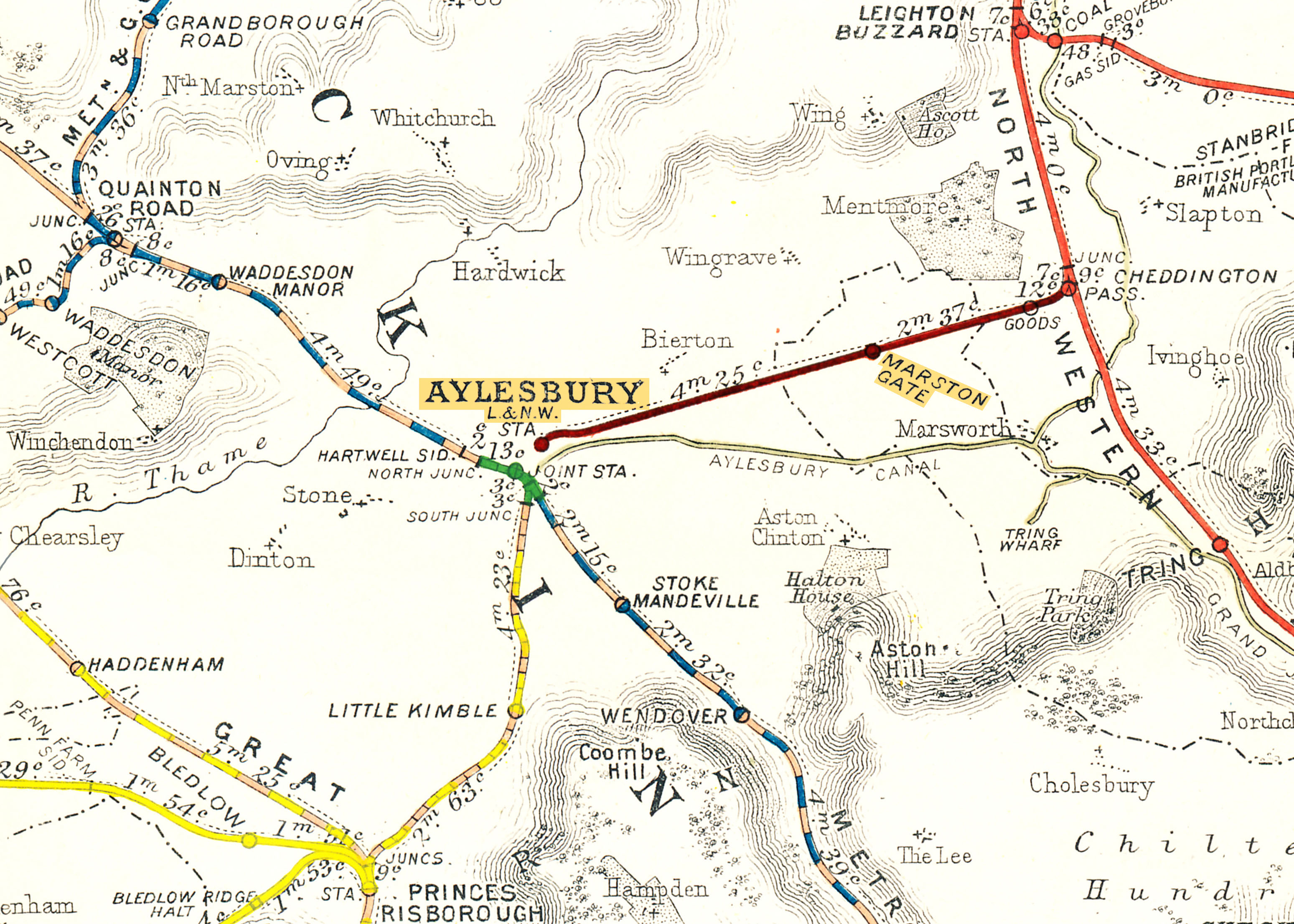 Cheddington (excl.) - Aylesbury (High Street) | Register of Closed Railways