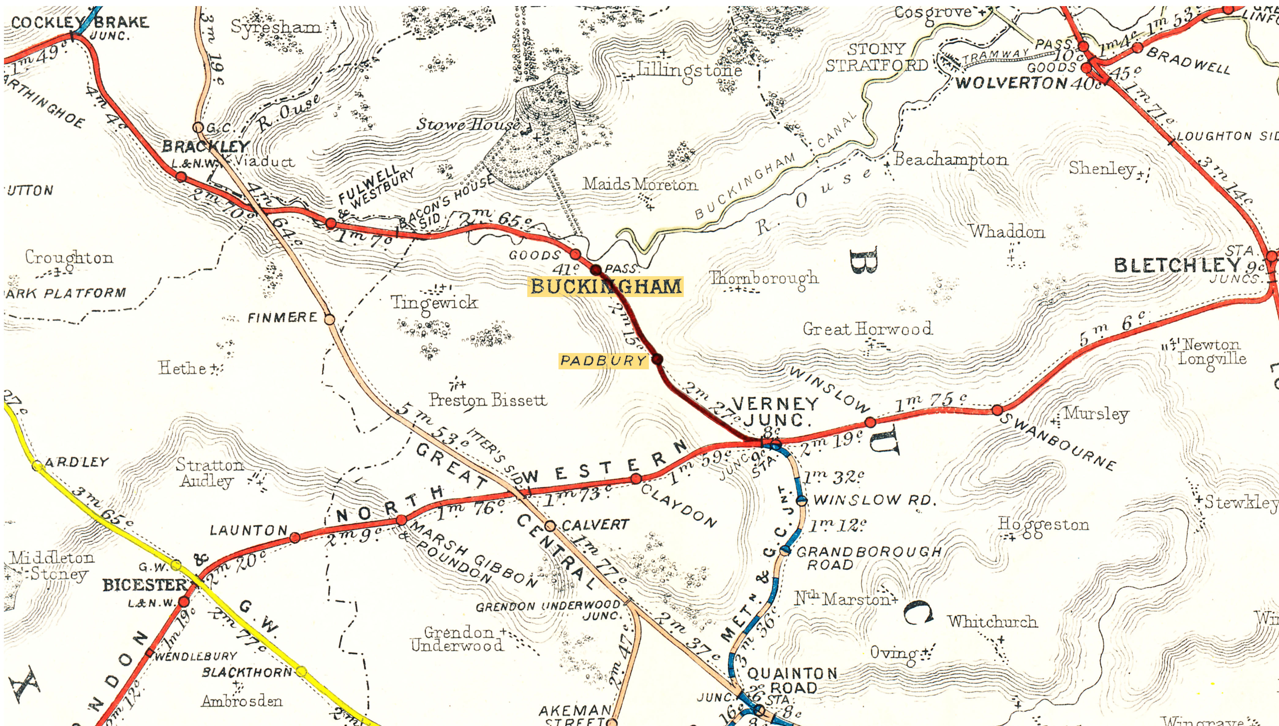 Verney Junction Station Jct. - Buckingham | Register of Closed Railways