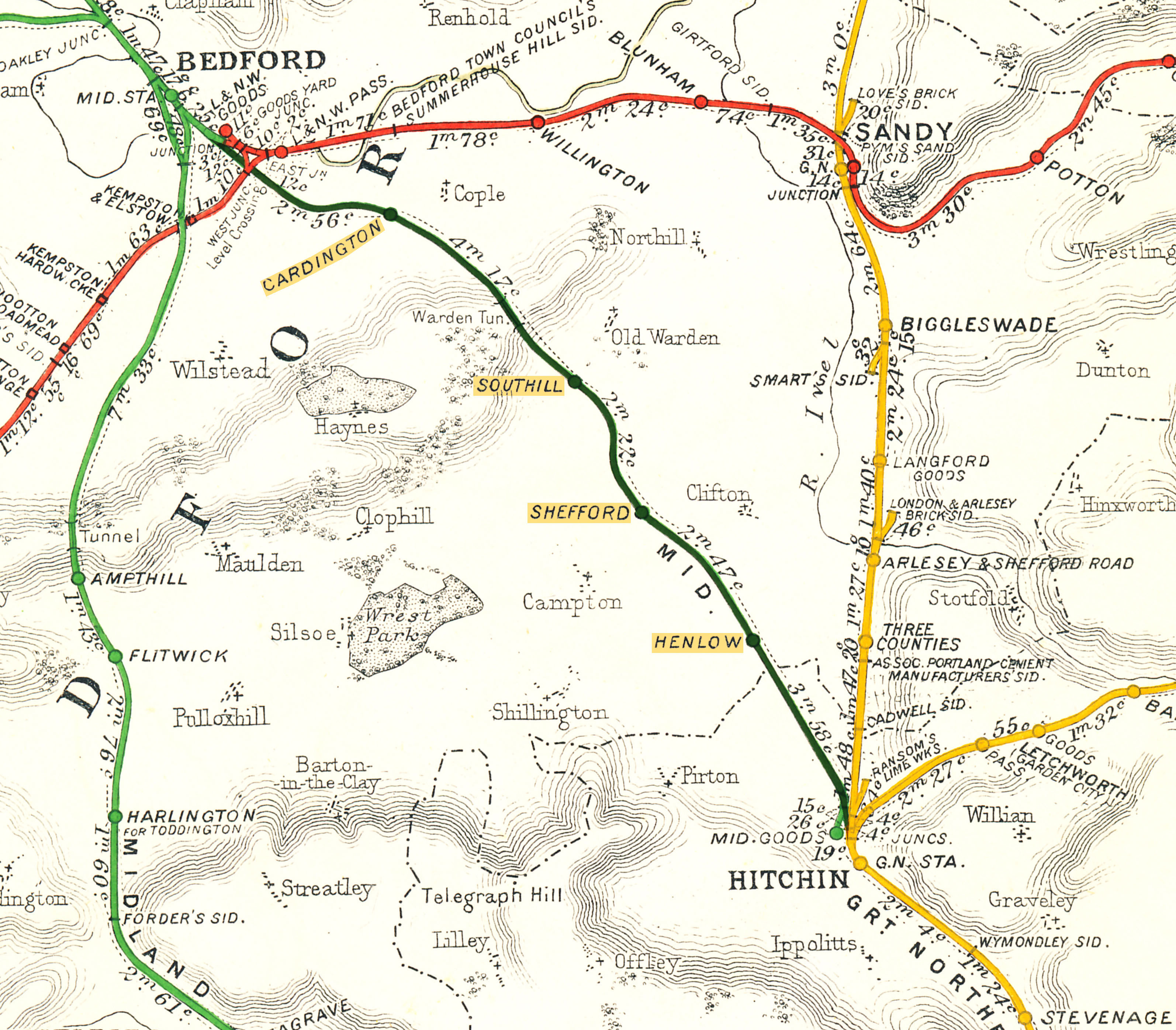 Hitchin Branch Jct. [Bedford] - Midland Jct. [Hitchin] | Register of ...