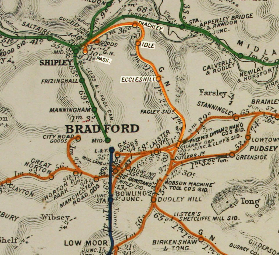 Laisterdyke East Jct. - Shipley & Windhill | Register of Closed Railways