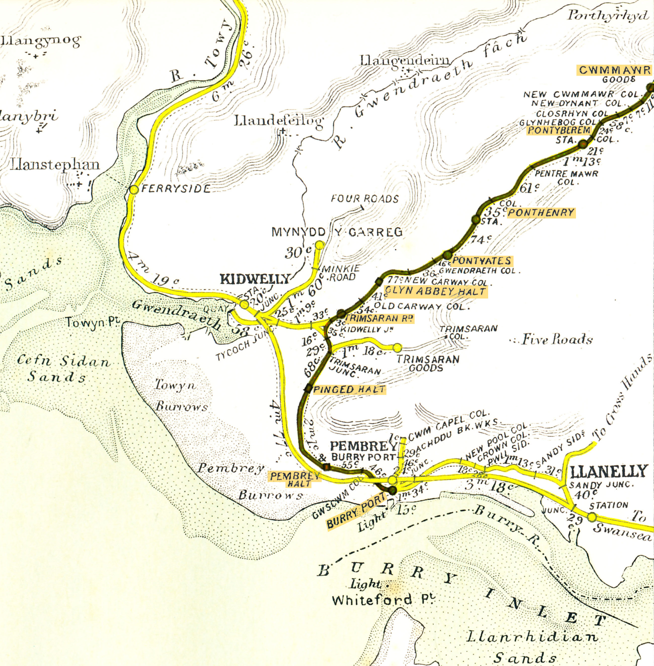 Burry Port - Cwmmawr | Register of Closed Railways