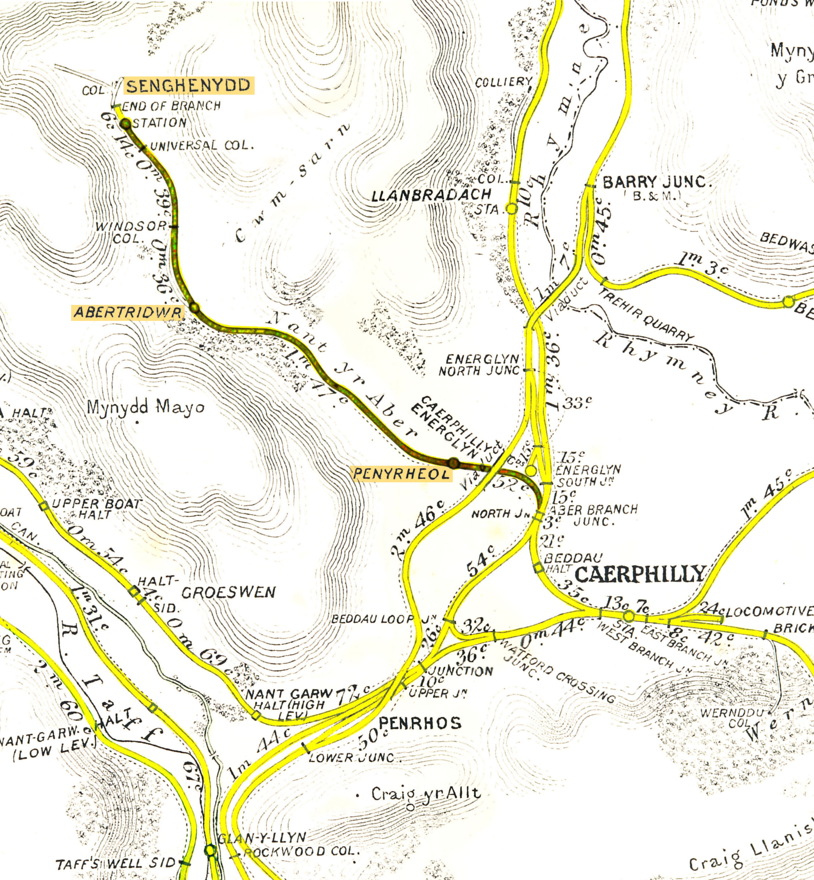 Aber Jct. - Senghenydd | Register of Closed Railways