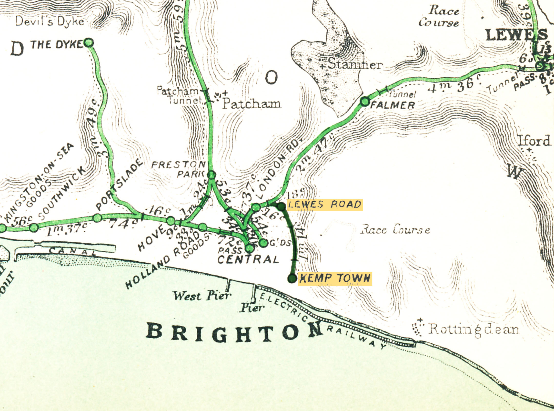 Kemp Town Jct. [Brighton] - Kemp Town | Register of Closed Railways