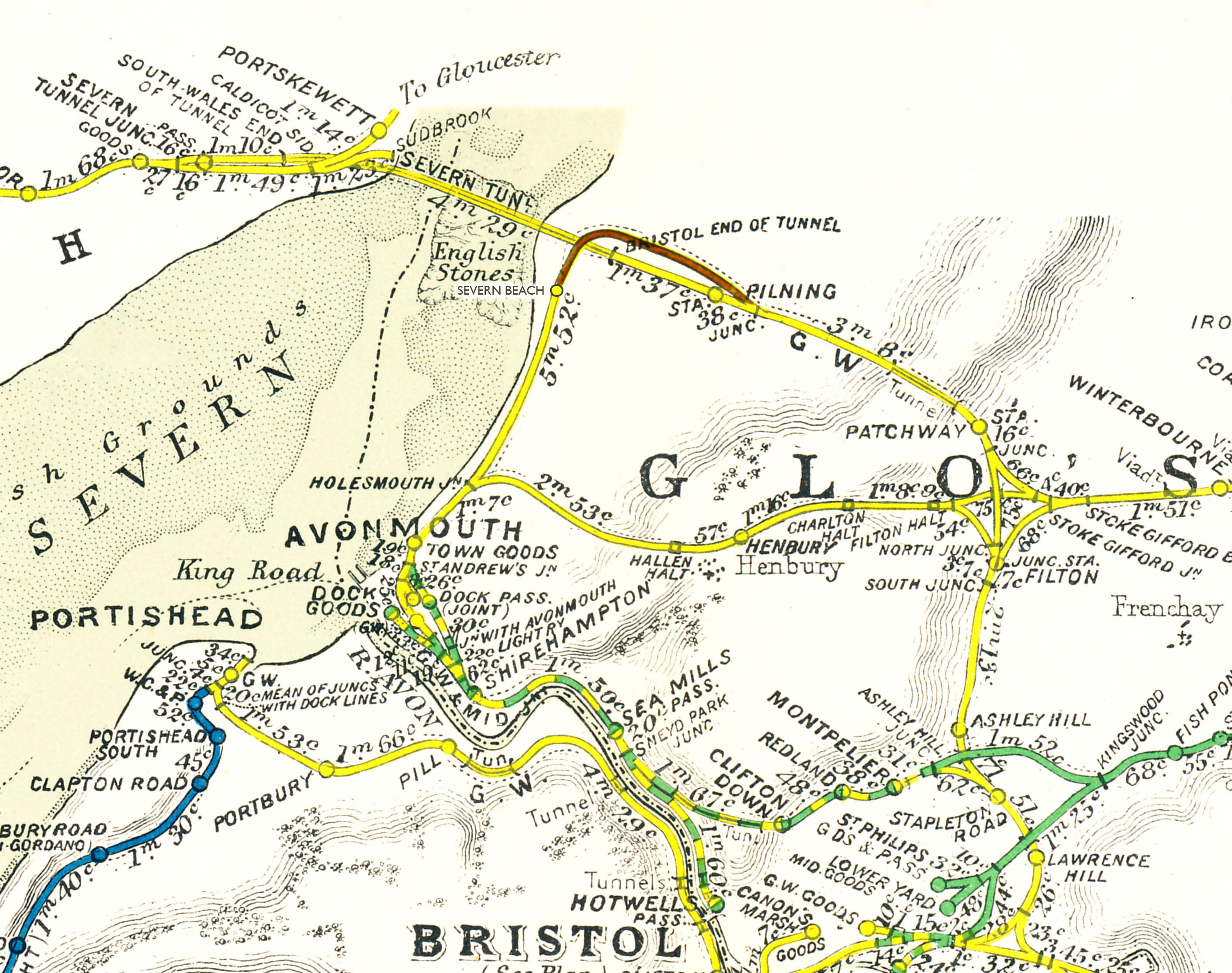 Pilning Jct. - Severn Beach (excl.) | Register of Closed Railways