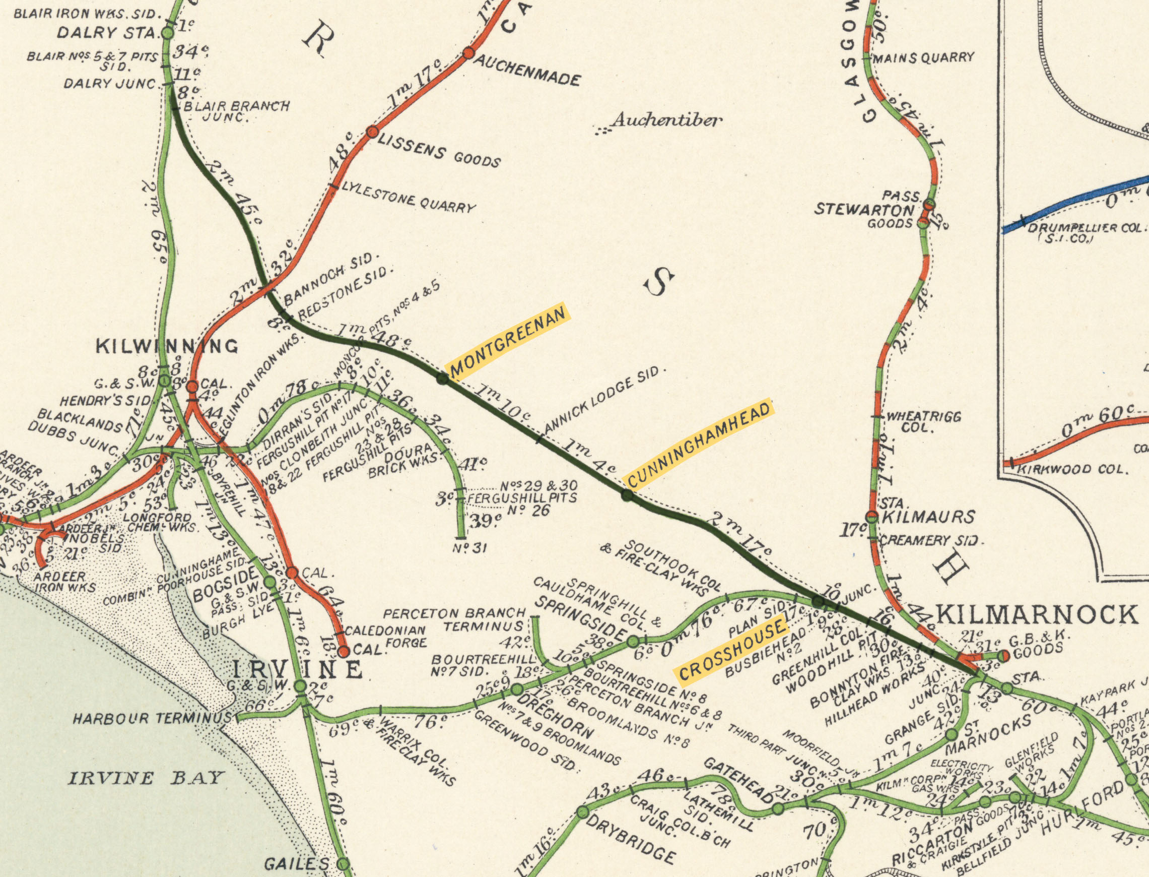 Dalry Jct. - Kilmarnock Jct. | Register of Closed Railways