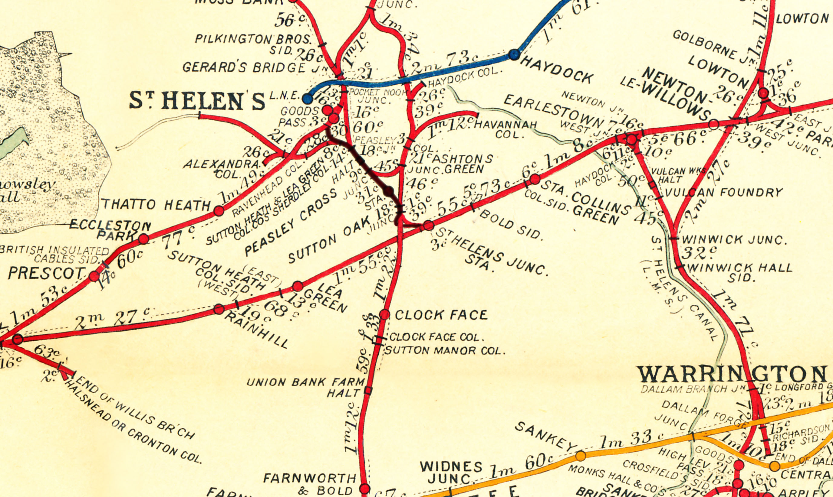 St. Helens Junction No.1 - St. Helens No.3 Jct. [Shaw St.] | Register ...