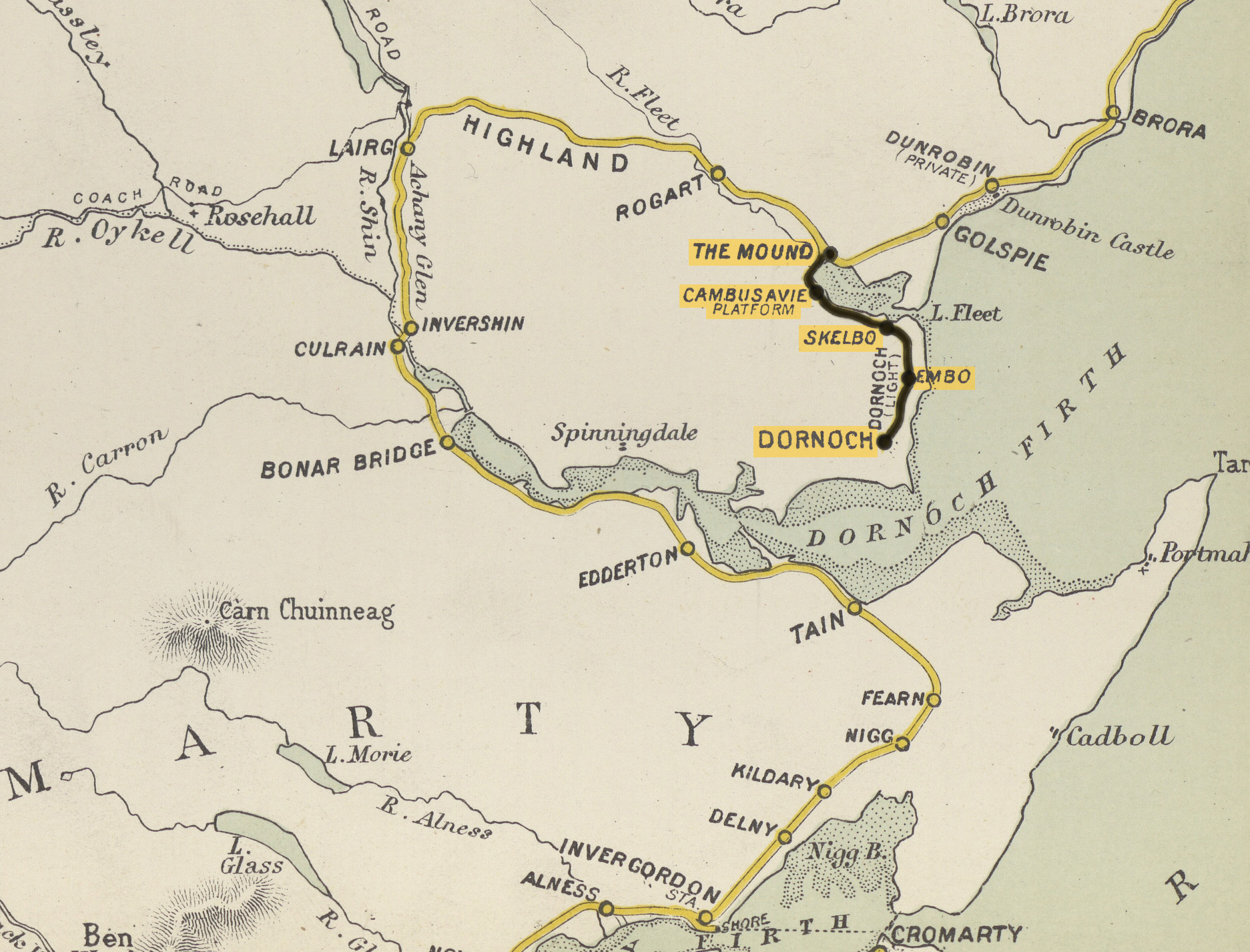 The Mound - Dornoch | Register of Closed Railways
