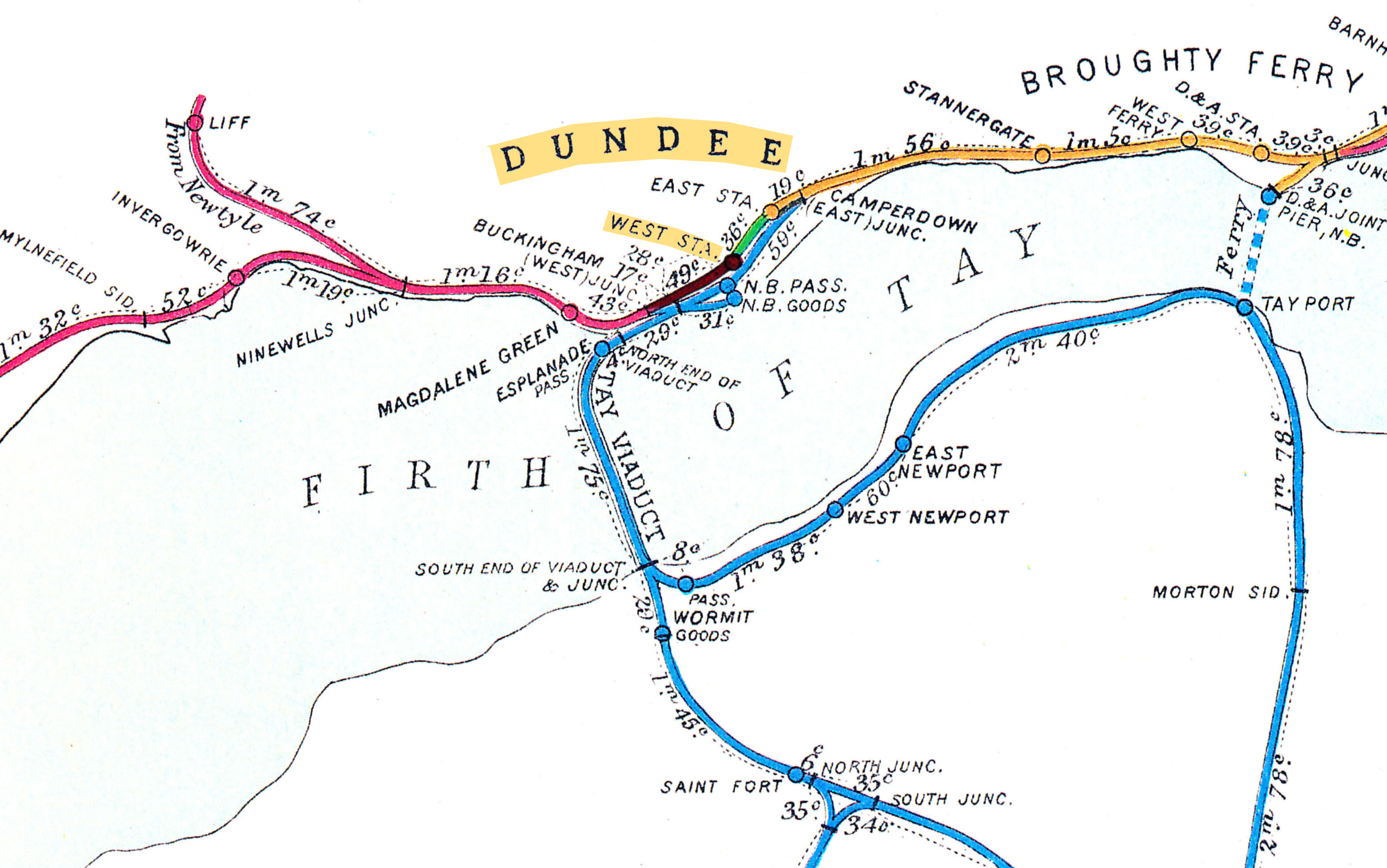 Buckingham Jct. - Dundee (West) | Register of Closed Railways