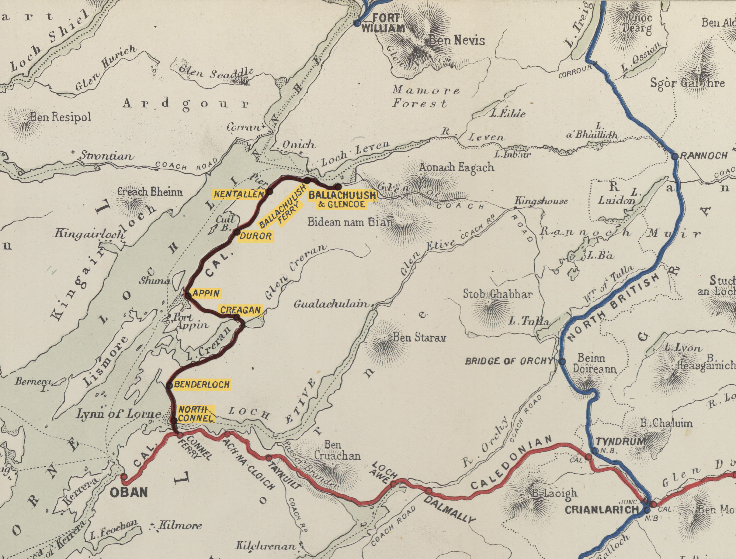 Connel Ferry West Jct. - Ballachulish | Register of Closed Railways