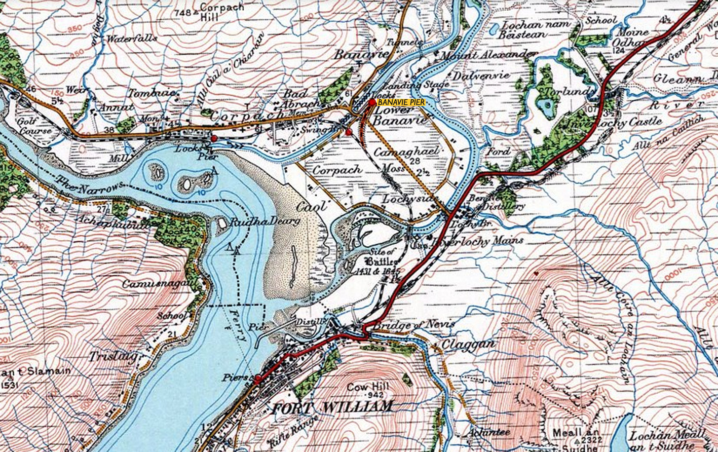 Banavie Jct. - Banavie Pier | Register of Closed Railways