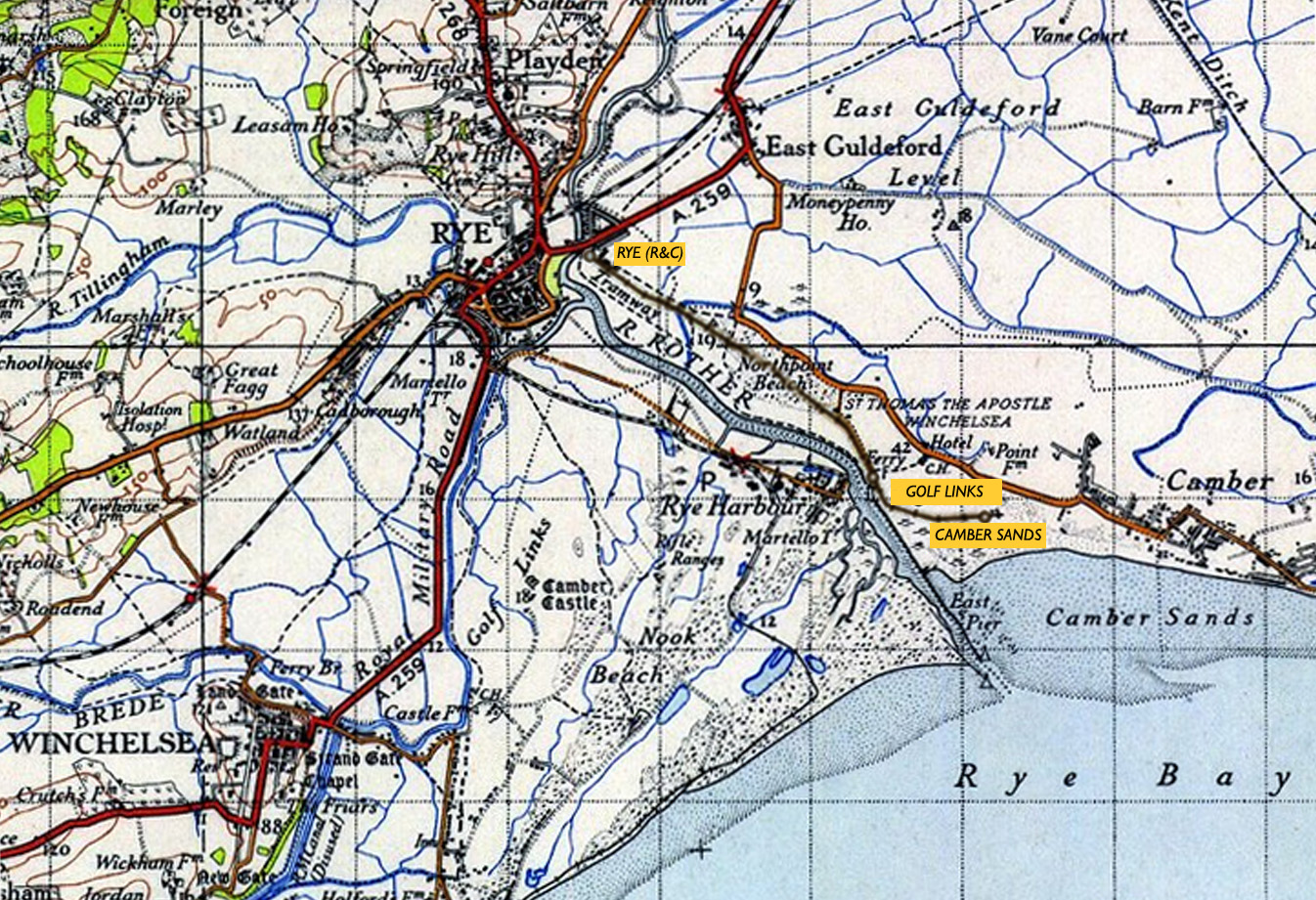 Rye (R&C) - Camber Sands | Register of Closed Railways
