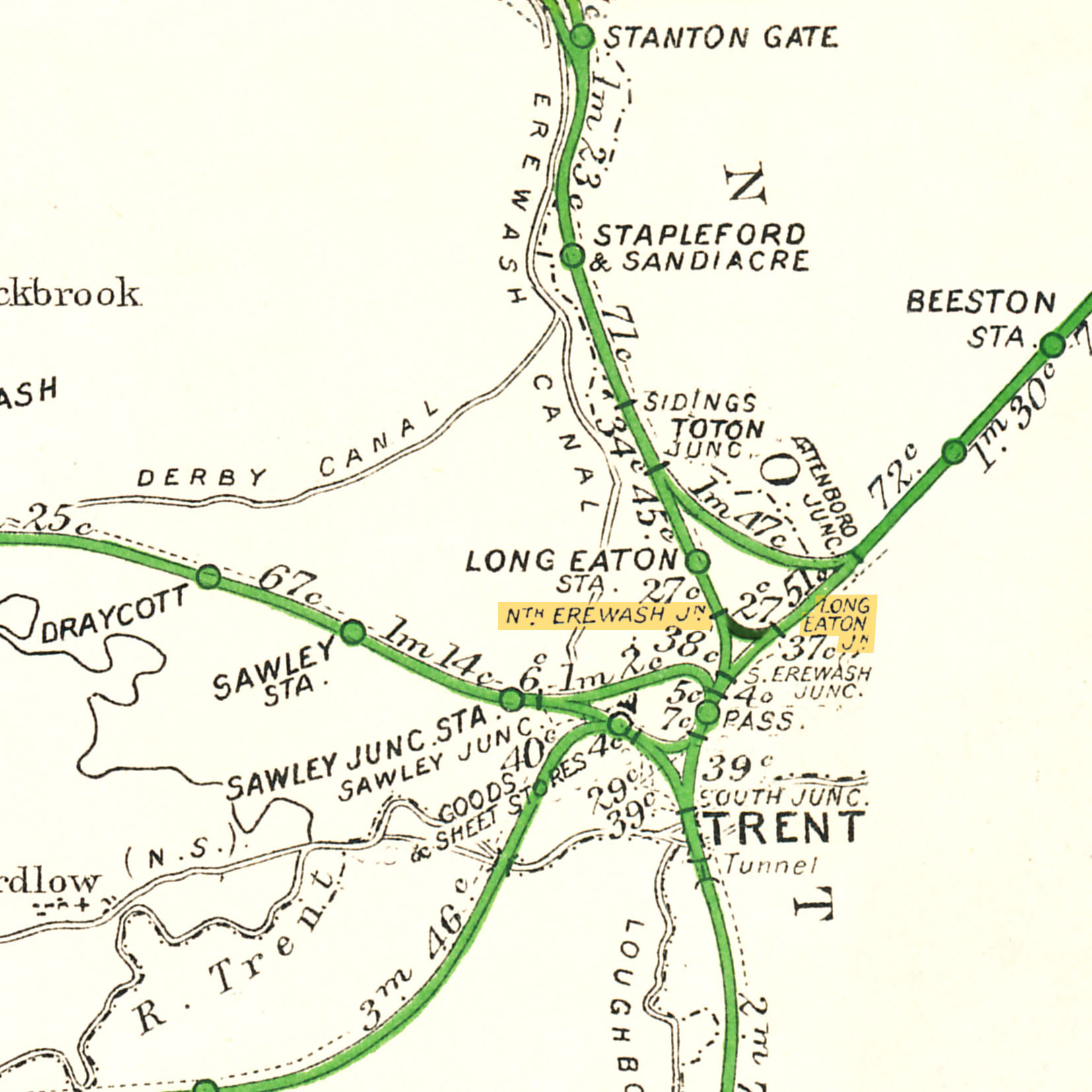 Long Eaton Jct. - North Erewash Jct. | Register of Closed Railways