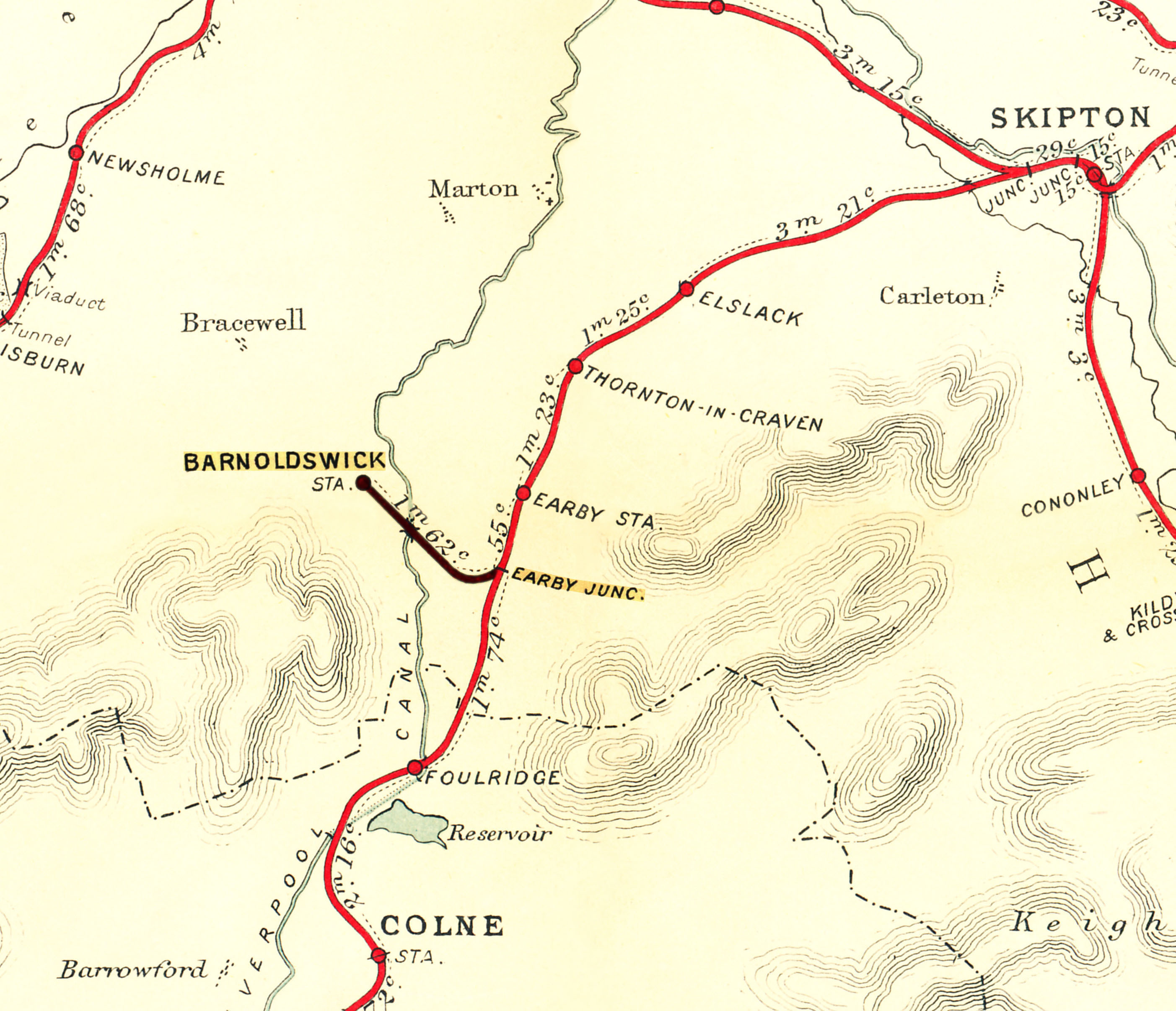 Barnoldswick Jct. [Earby] - Barnoldswick | Register of Closed Railways