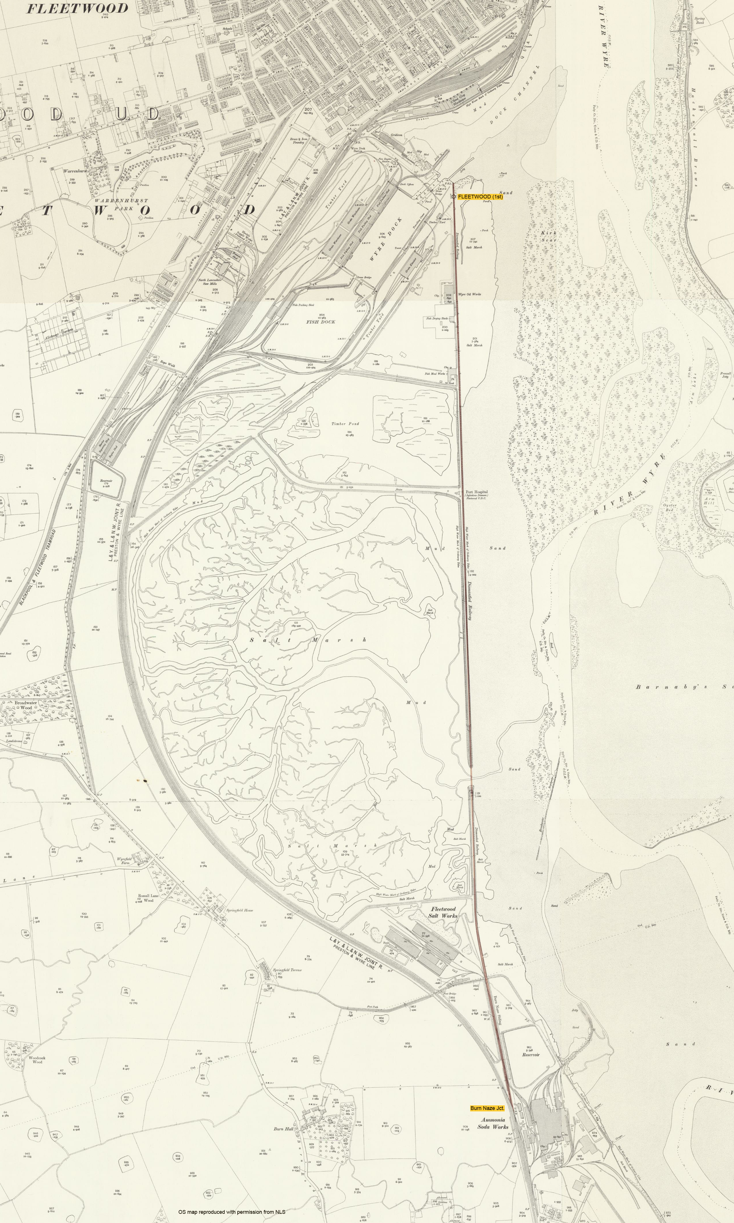 Burn Naze Jct. - Fleetwood (1st) | Register of Closed Railways