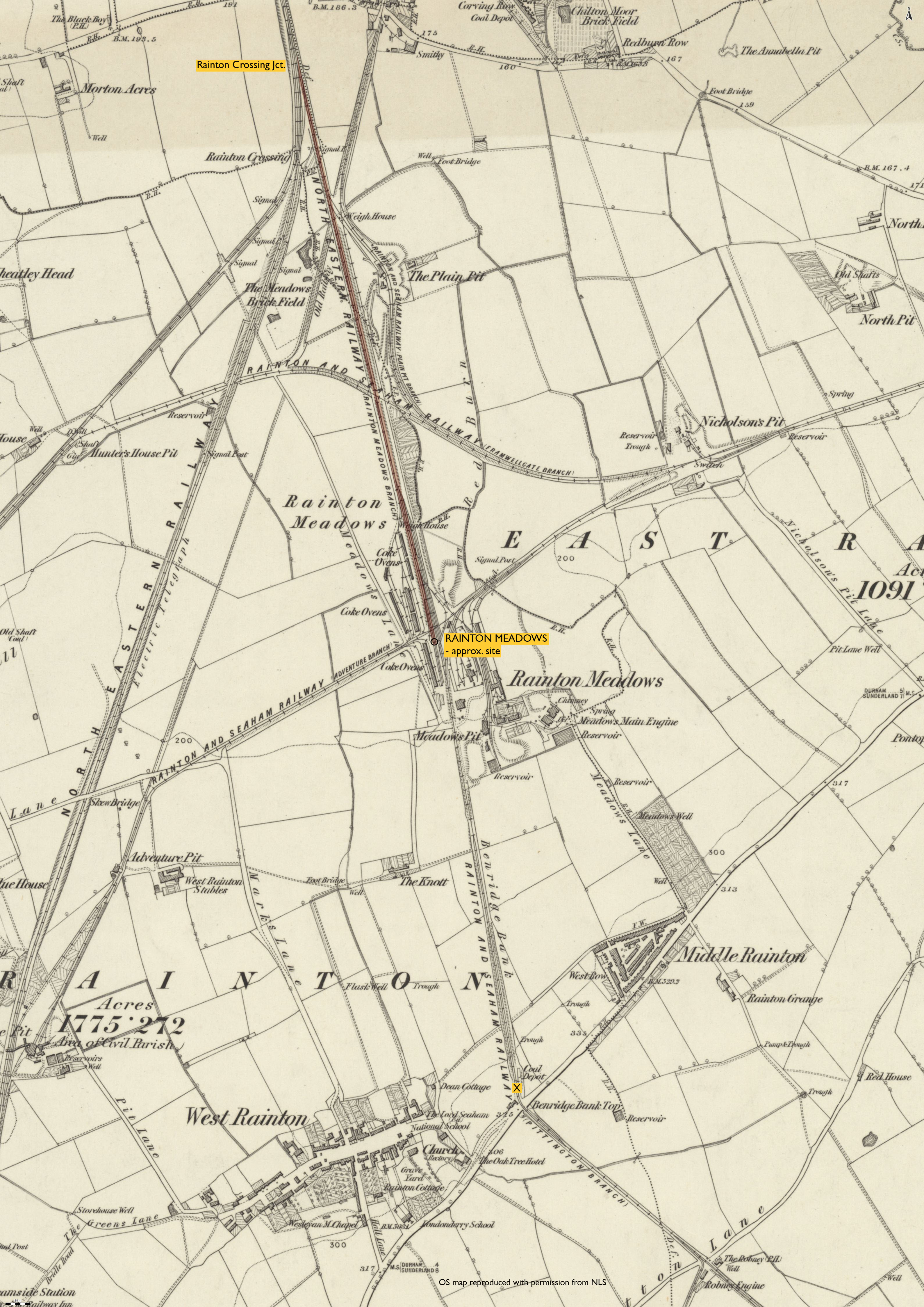 Rainton Crossing Jct. - Rainton Meadows | Register of Closed Railways